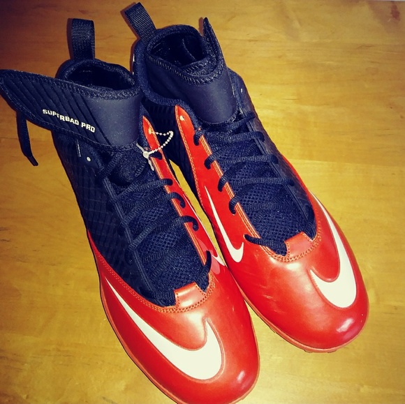 Nike | Shoes | Nike Super Bad Pro Lunarlon Mens 25 Football Cl | Poshmark